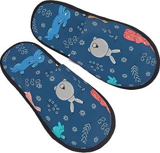 Generic Pantoufle Maison Motif Lapin Mignon Hiver Pantoufles Portative Chaudes Pantoufles Antid&eacute;rapantes Hiver Chaussures Chaudes Pour Maison Salon H&ocirc;tels M