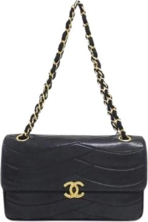 Chanel Pre-owned Sac bandouli&egrave;re vintage - Femme - Pre-owned - Noir - Taille: ONE Size