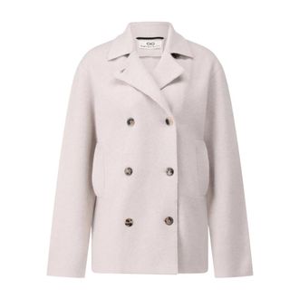 Sminfinity Relaxed Doppelreiher-Mantel - - Coats - Damen - Beige - M