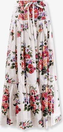 Dolce & Gabbana Cotton long skirt - DOLCE & GABBANA - gender_Woman