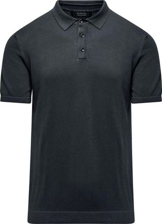 Bomboogie Homme, Tops, Bleu, Taille: M Pull Polo 3 Boutons