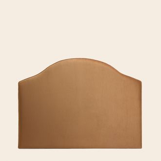 Madura T&ecirc;te De Lit Tapiss&eacute;e Cephee Dalila camel dor&eacute; - MARRON