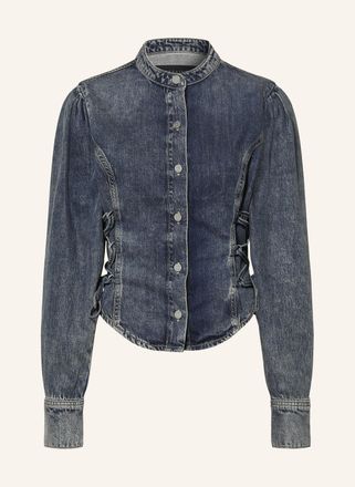 AllSaints Allsaints Jeansbluse Evanna blau