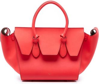 Celine Crossbody Bags - Small Smooth Calfskin Tie Knot Handbag - Gr. unisize - in Rot - f&uuml;r Damen