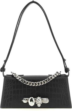 Alexander McQueen Sac Port&eacute; &Eacute;paule - Noir