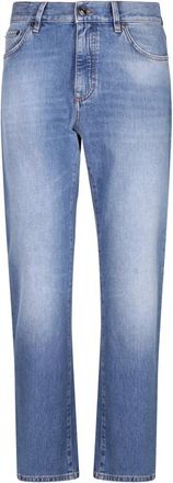 Ermenegildo Zegna Homme, Jeans, Bleu, Taille: W33 Jeans droits