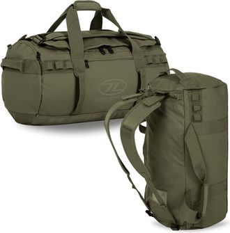 Highlander Storm Kit Bag 45 Liter Die robuste Expeditions-, Reise- und Sportreisetasche f&uuml;r M&auml;nner und Frauen, geeignet f&uuml;r alle Wetterbedingungen (Olivgr&uuml;n)