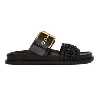 AGL Ciabatta Nappa Doppia Fascia - - Shoes - Damen - Schwarzk - 41 EU