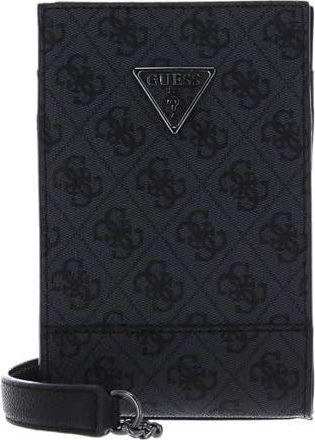 Guess Guess Handbag, Satchel Femmes, Coal, Taille Unique