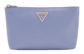 Guess sac daccessoires Laurel II Wristlet Pouch Grey Blue bleu gris