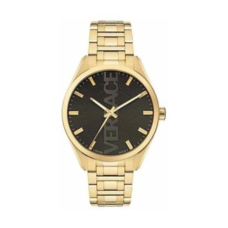 Versace Homme, Accessoires, Noir, Taille: ONE Size V-Vertical Watch