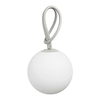 Fatboy Bolleke | Gris clair | Lampe suspendue pour lint&eacute;rieur & lext&eacute;rieur | sans c&acirc;ble | rechargeable avec USB