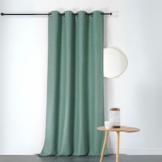 HOME MAISON Homemaison - Rideau obscurcissant et isolant Boreal Vert deau 140x260 cm