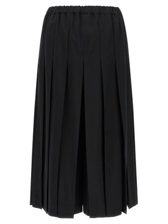 Comme Des Gar&ccedil;ons Wide-Leg Wool Trousers - Black