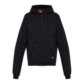 Diesel Femme, Sweatshirts et sweats &agrave; capuche, Noir, Taille: 34 FR SweaT-shirt Harriet-D-Core