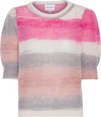 Americandreams Americandreams, Femme, Pulls, Multicolore, Taille: 38 FR Kenza Short Sleeve Knit Pullover