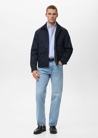 Mango Oxfordhemd aus 100 % Baumwolle himmelblau - Herren - XXL - MANGO MAN