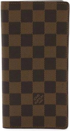 Louis Vuitton Portefeuille long (bi-pli) doccasion - Homme - Pre-owned - Brun - Taille: ONE Size