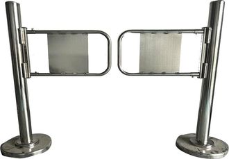 Generic Schwingtor f&uuml;r den Supermarkteingang, manuelles Zweiwege-Sicherheitstor, automatisch schlie&szlig;ende Metallt&uuml;r im Gesch&auml;ft, Schwingt&uuml;ren f&uuml;r die Bibliothe