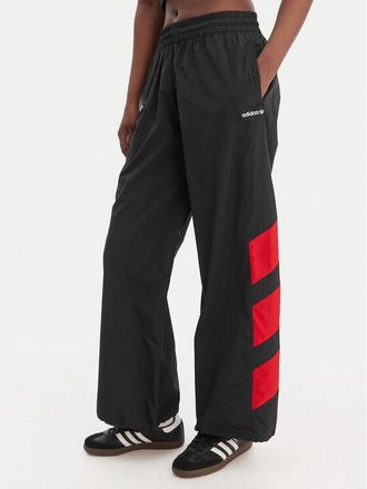 adidas Jogginghose Blocked Washed KE5037 Grau Loose Fit