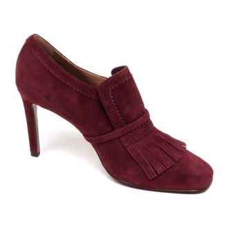 L'autre Chose Bordeaux Wildlederschuh- Hergestellt in Italien - - Shoes - Damen - Rot - 35 EU