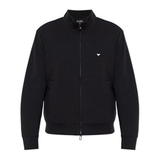 Emporio Armani Sweatshirt mit Stehkragen - - Sweatshirts & Hoodies - Herren - Schwarzk - XL