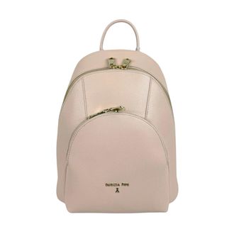 Patrizia Pepe Femme, Sacs, Beige, Taille: ONE Size Zaino 2 Zip Backpack