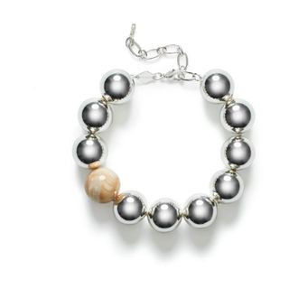 Anni Lu Hi Ho Bracelet - - Accessories - Damen - Grau - ONE SIZE