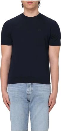 A|X Armani Exchange Homme, Tops, Bleu, Taille: M T-shirt Coupe Standard