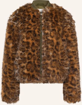 s.Oliver S.Oliver Kunstfell-Jacke braun