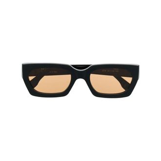 Retro Superfuture Stylische Teddy Sonnenbrille f&uuml;r sonnige Tage - - Accessories - Herren - Schwarzk - ONE SIZE