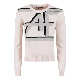 Alberta Ferretti Round-Neck Strickwaren - - Knitwear - Damen - Mehrfarbig - L
