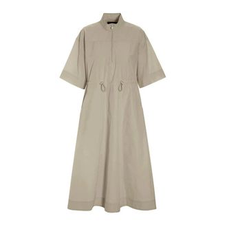 Bitte Kai Rand Midi Hemdblusenkleid - - Dresses - Damen - Beige - M