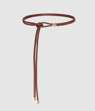 Isabel Marant Ceinture Silvia Cognac Gold