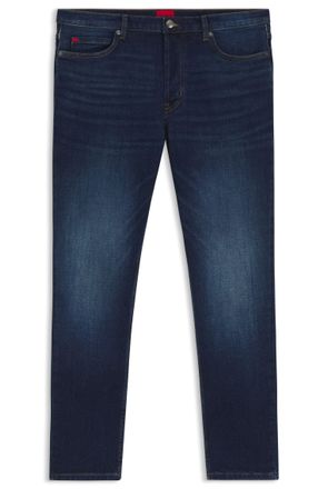 HUGO BOSS Herren 634 Tapered-Fit Jeans aus dunkelblauem Stretch-Denim Dunkelblau 30/32