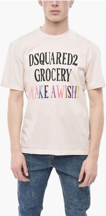 Dsquared2 Crewneck T-Shirt REGULAR FIT with Print size Xxl