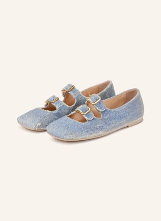AGL Agl Mary-Jane-Ballerinas Ceramic blau