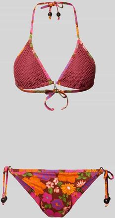 Banana Moon Slim Fit Bikini mit floralem Allover-Print Modell MUNDOIOKA