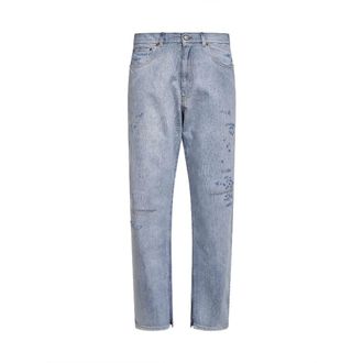 Maison Margiela Homme, Jeans, Bleu, Taille: W30 Jeans &agrave; effet us&eacute;