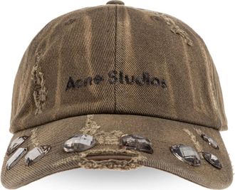 Acne Studios unisex, Accessoires, Brun, Taille: ONE Size Casquette de baseball