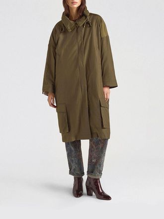 Momoni Long parka oversize en tissu technique avec col montant