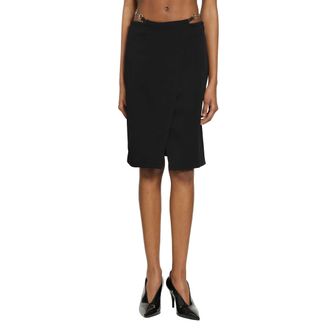 Gucci Wool Drill Knee Lenght Skirt