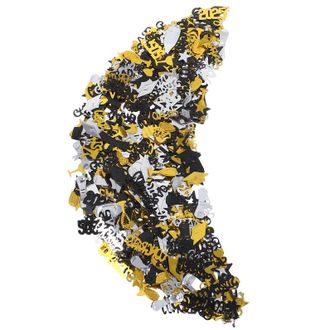 DOITOOL 3 St&uuml;ck Pack Gl&auml;nzendes PVC Konfetti Abschlussjahrgang 2025 - Tischdekoration mit Absolventenh&uuml;ten und Diplomen f&uuml;r Abschlussfeier