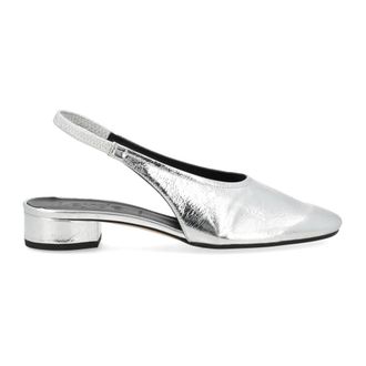 Aeyde Dua Slingback aus laminiertem Leder - - Shoes - Damen - Grau - 37 EU