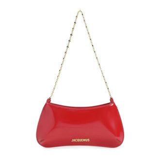 Jacquemus Le Petit Bisou Chaine Handtasche - - Bags - Damen - Rot - ONE SIZE