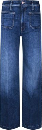 Mother Femme, Jeans, Bleu, Taille: W30 Hustler Roller Patch Pocket Skimp