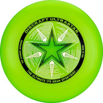 Discraft 175 g gr&uuml;ne Ultrastar Sportscheibe, Green Disc Folienfarben k&ouml;nnen variieren