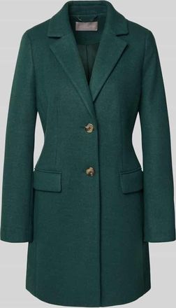 Christian Berg Mantel mit Reverskragen und Pattentaschen