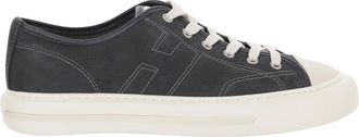 Hogan Homme, Chaussures, Bleu, Taille: 42 EU Baskets en cuir Rebel