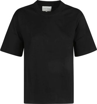 Loulou Studio Femme, Tops, Noir, Taille: 36 FR T-shirt classique pour un usage quotidien